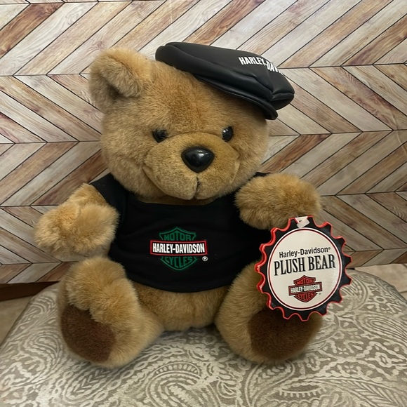 Harley-Davidson | Toys | Vintage Harley Davidson Stuffed Bear With ...